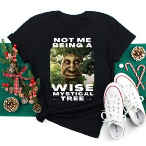 Wise Mystical Tree Face Old Mythical Oak Tree Meme Shirt | Fantasywears