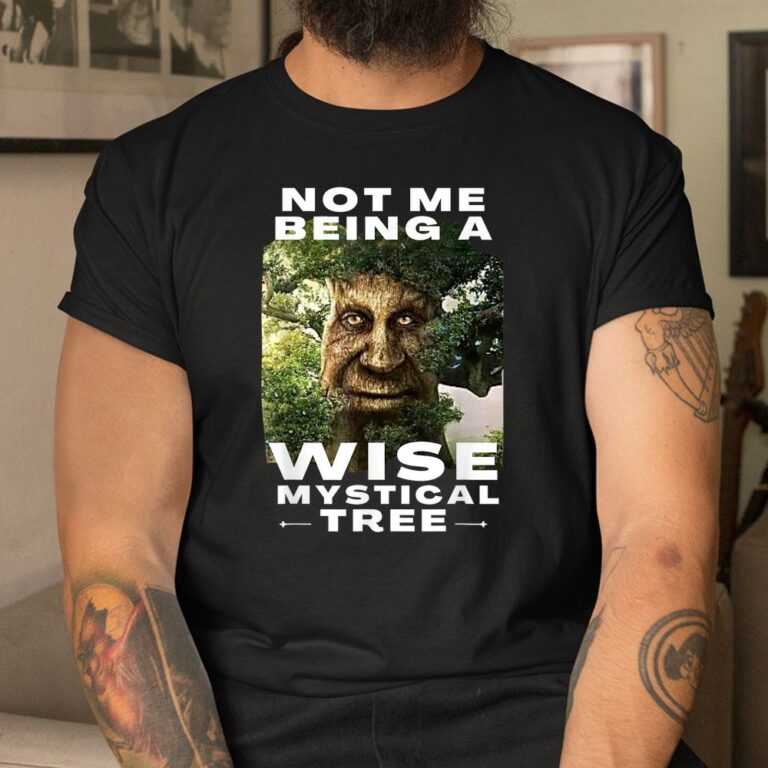 Wise Mystical Tree Face Old Mythical Oak Tree Meme Shirt | Fantasywears
